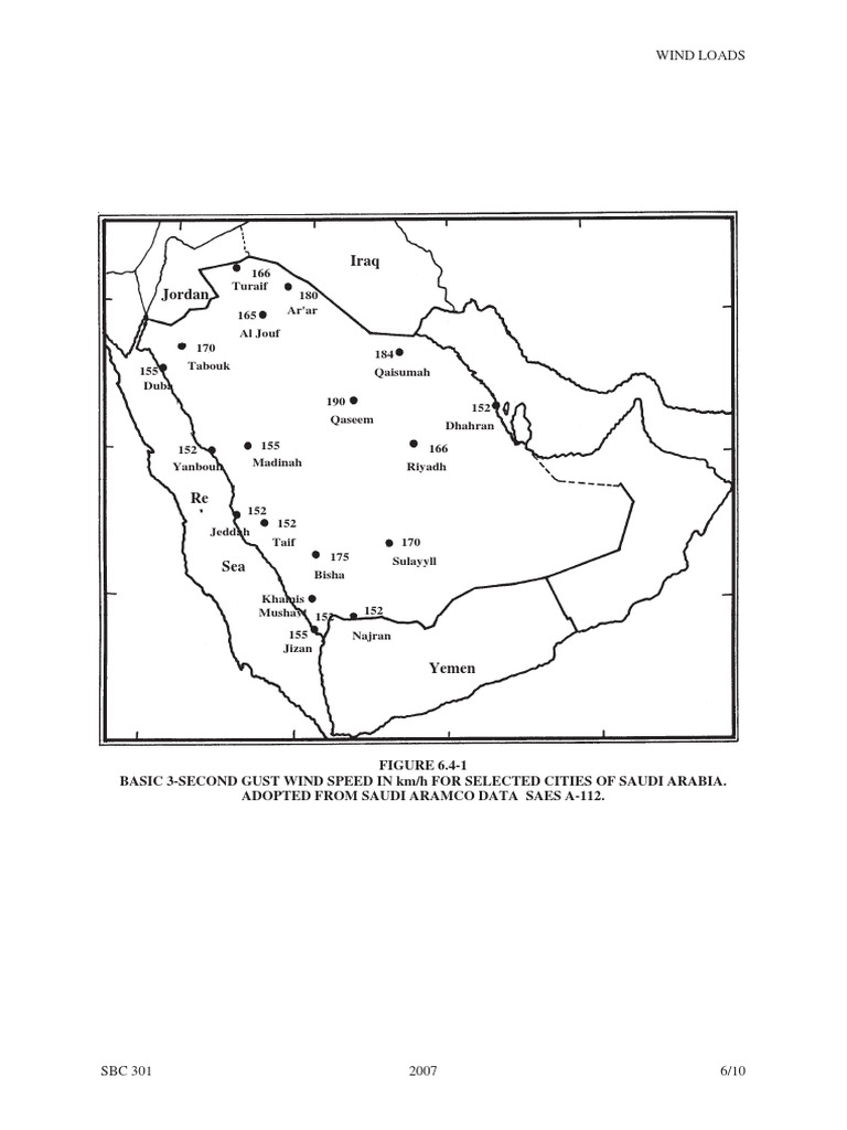 Wind Speed Data for Saudi Cities | PDF