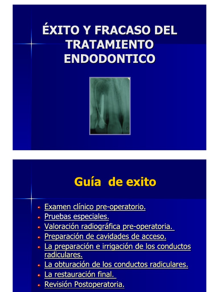 Fracaso en Endodoncia | PDF