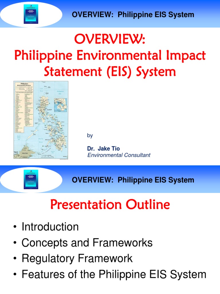 LECTURE 2015 EMB LGU Overview Phil EIS System March 11 | Environmental ...
