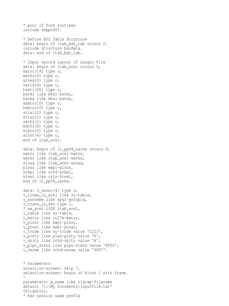 BDC Session Method Sample Code | PDF | C (Programming Language ...