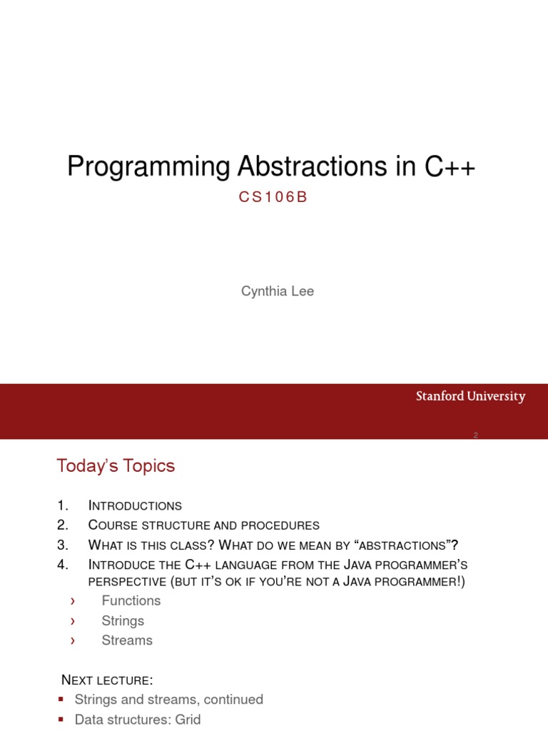 01 Syllabus | PDF | C++ | Computer Programming