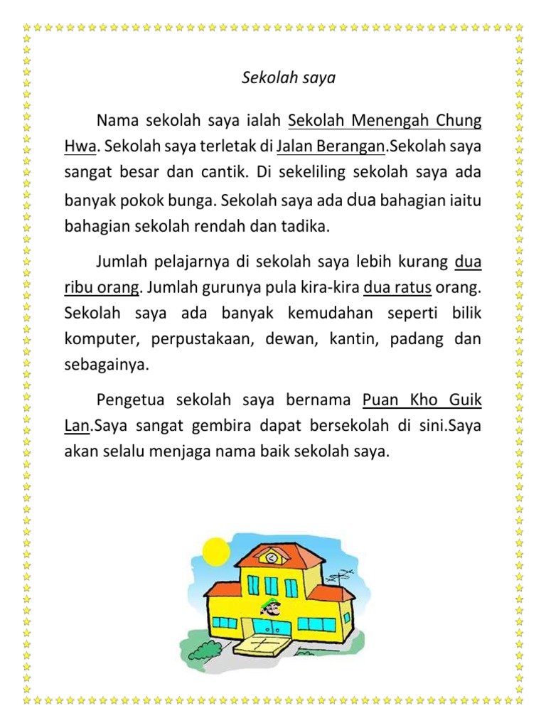Sekolah Saya Pdf