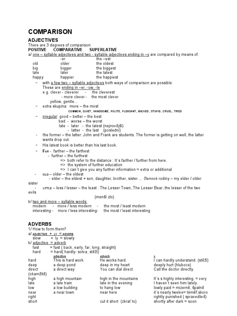 Comparison | PDF | Linguistic Typology | Linguistic Morphology
