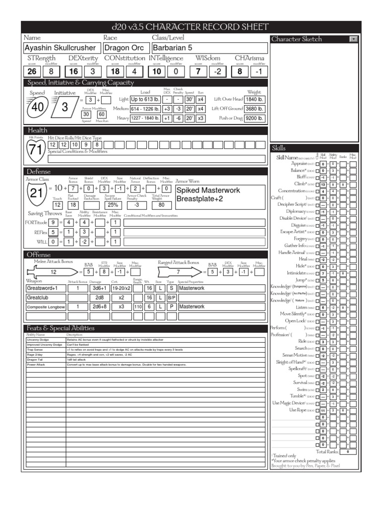 Dragon Orc | PDF | Leisure | Nature