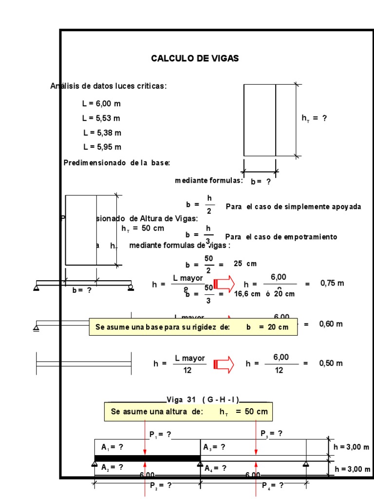 Calculo de Vigas de Hormigon Armado | Carpintaria | Material Composto | Prueba gratuita de 30 ...