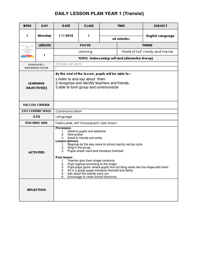 RPH Phonics | PDF | Phonics | Lesson Plan