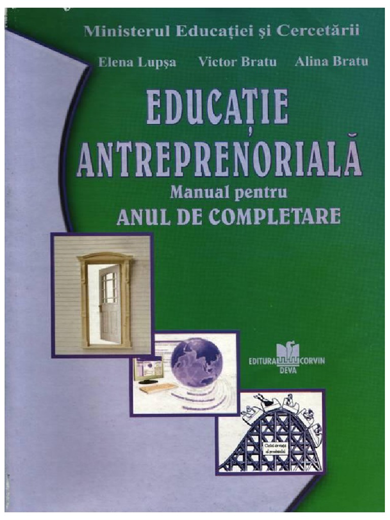 Educatie Antreprenoriala CORVIN PDF | PDF