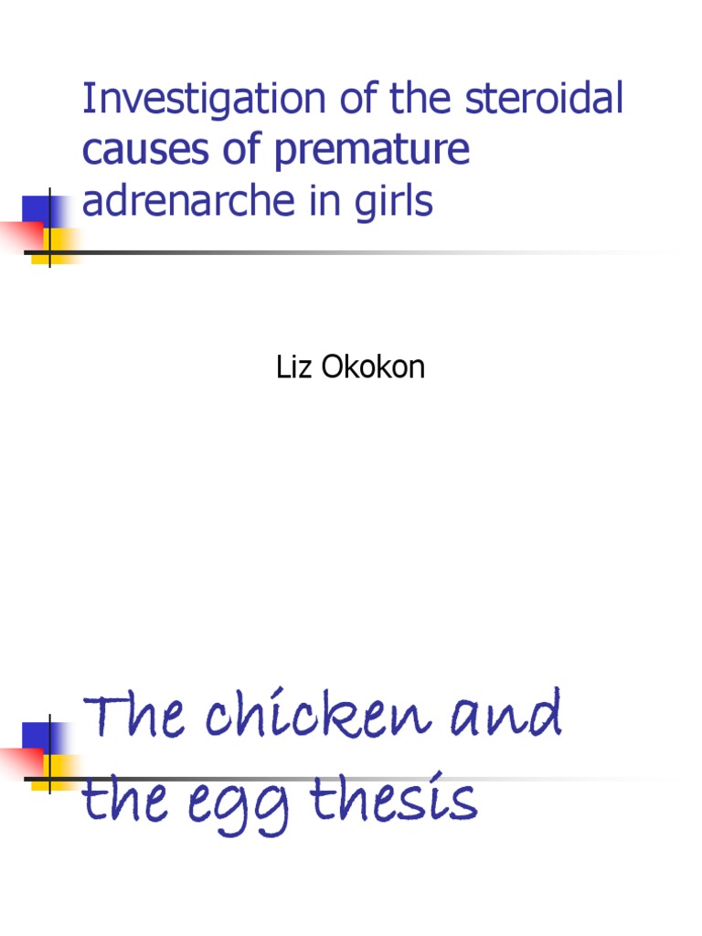 The Chicken and Egg Thesis | PDF | Polycystic Ovary Syndrome | Puberty