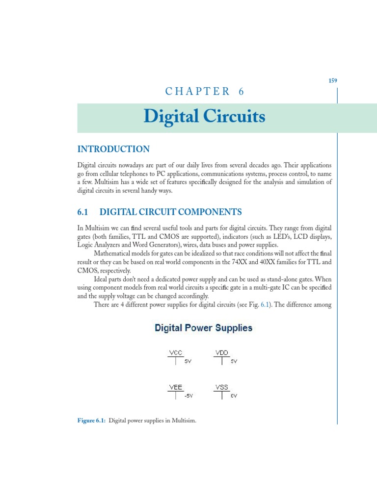 Multisim DIGITAl Circuit | PDF | Digital Electronics | Logic Gate
