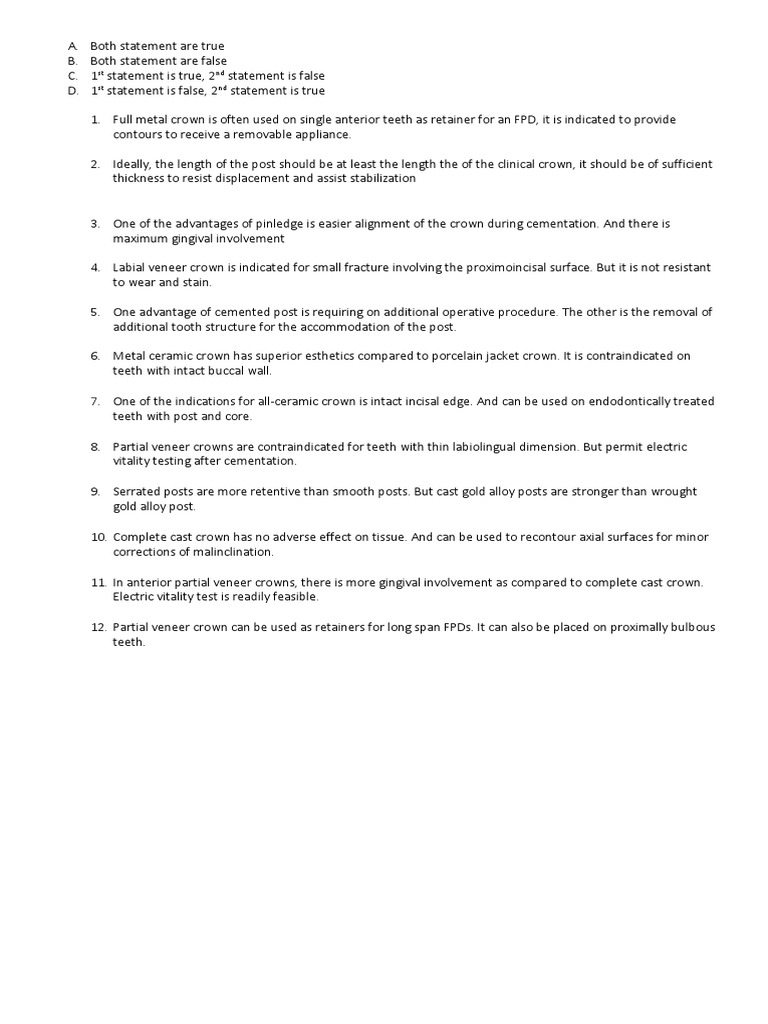 Prostho | PDF | Dentistry Branches | Materials