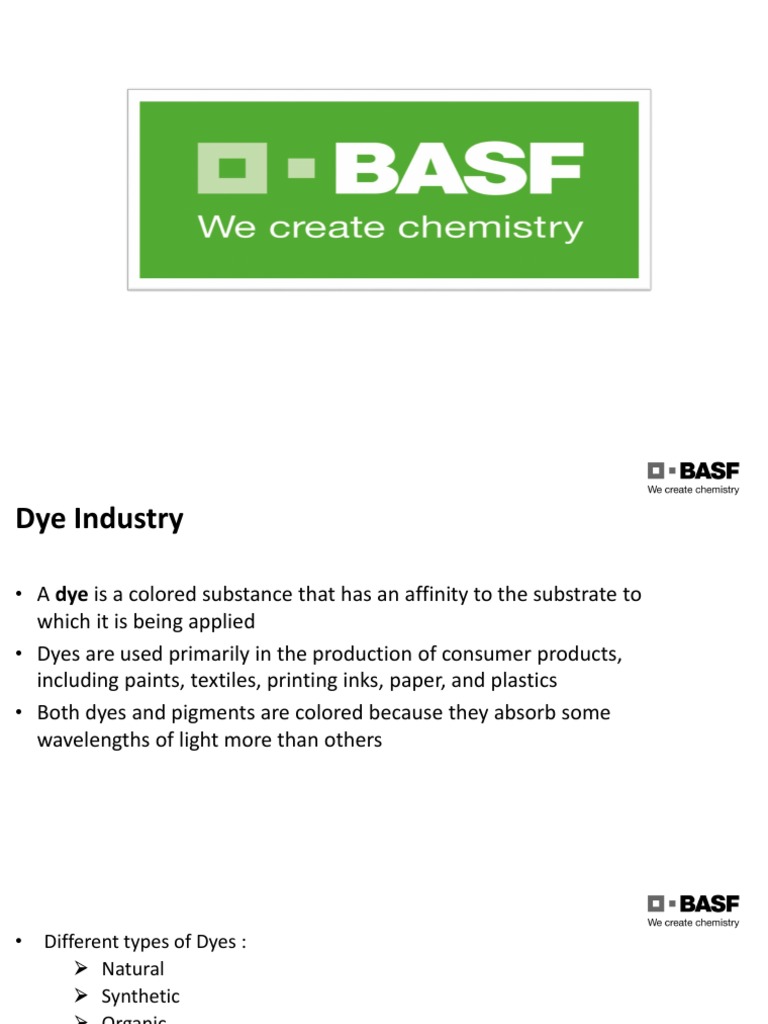 BASF | PDF | Dye | Filtration