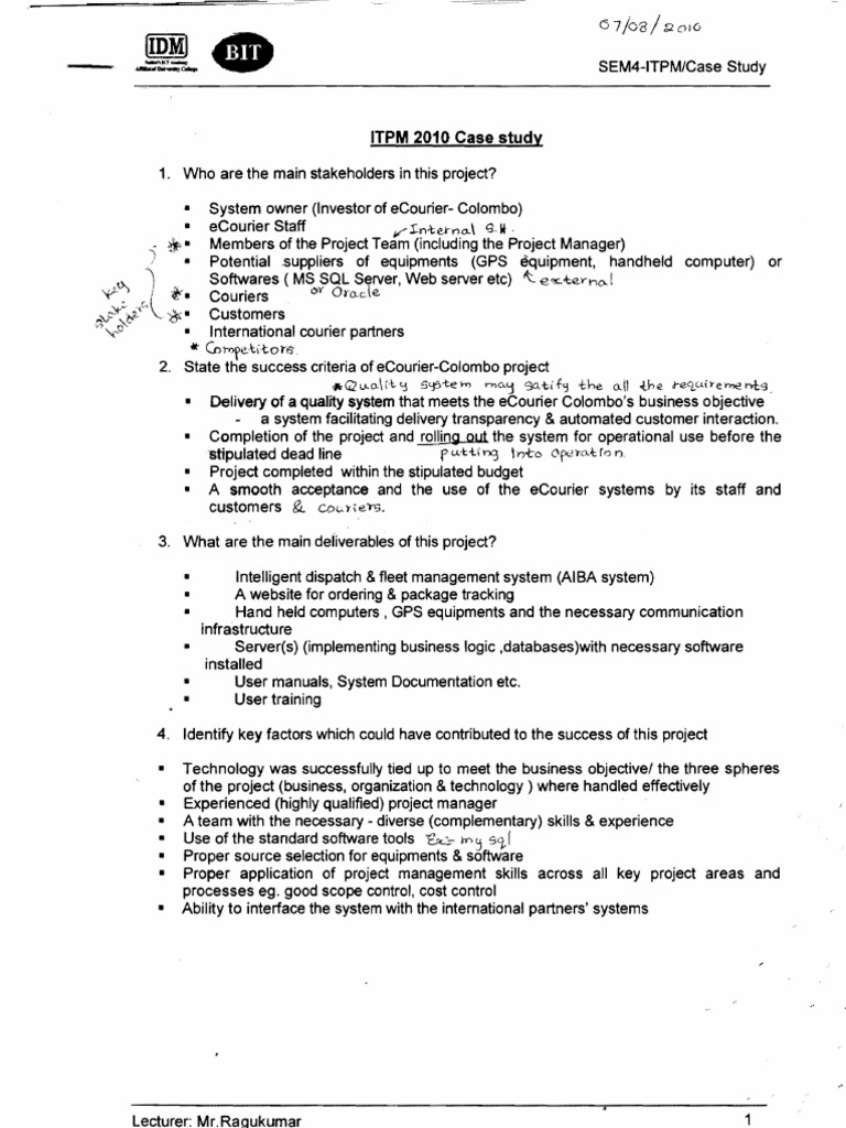 Case Study | PDF | Risk Management | Business