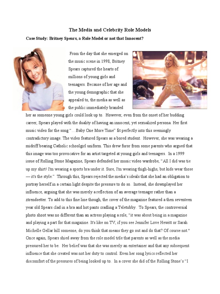 Celebrity Role Models | PDF | Celebrity | Adolescence