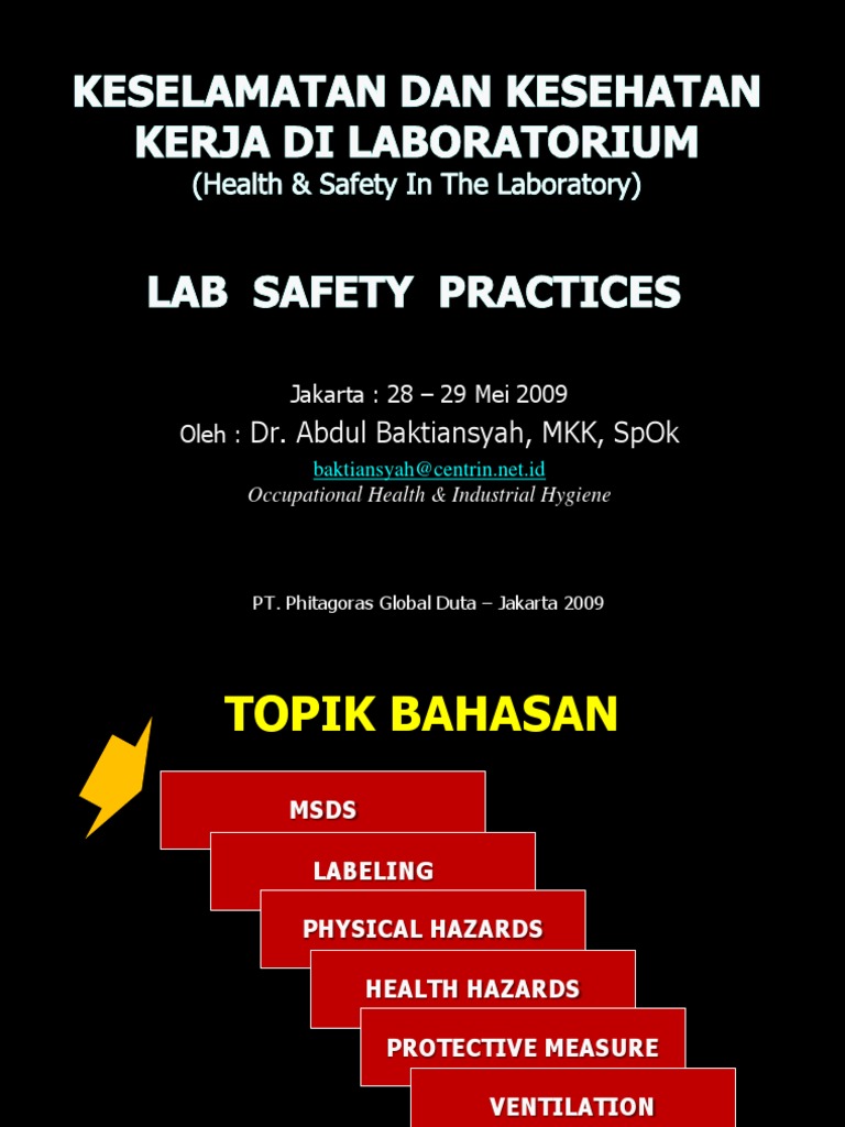 004 - Lab Safety Practices | PDF