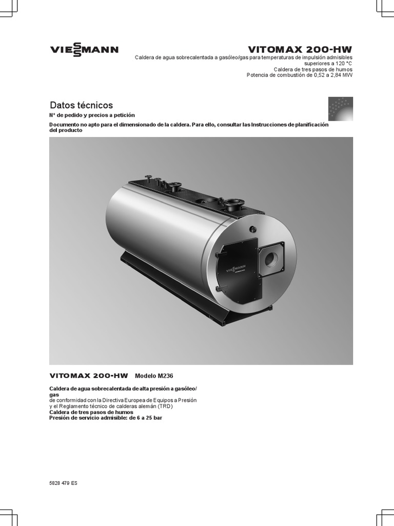 5828479_Vitomax 200-HW, Modelo M236 | Caldera | Energía y recursos