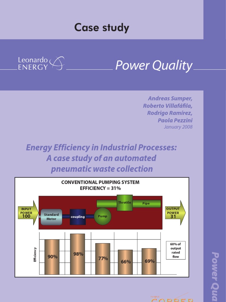 Power Quality: Case Study | PDF | Engines | Efficient Energy Use