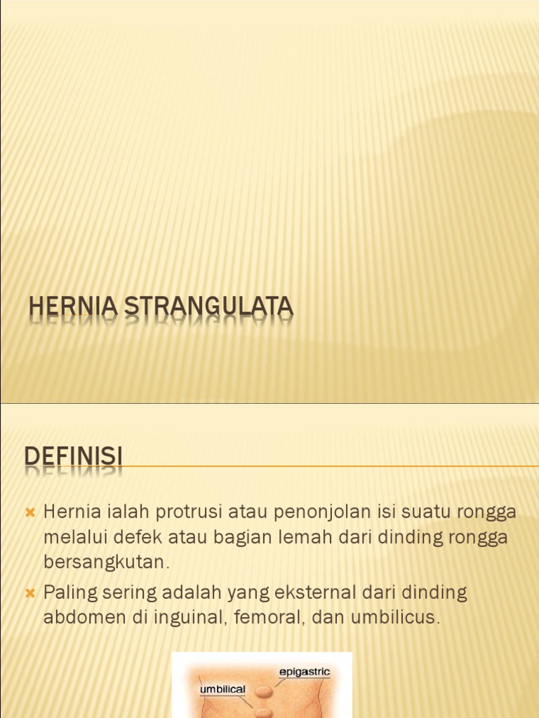 Hernia Strangulata | PDF