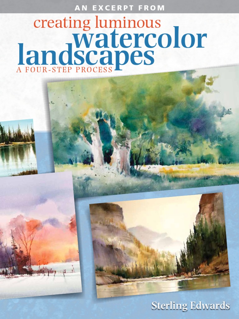 Creating Luminous: Watercolor Landscapes | PDF | Shadow | Grey