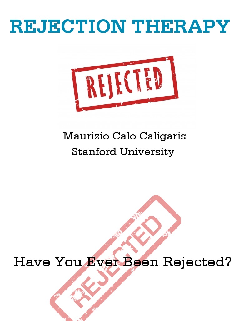 Rejection Therapy | PDF | Public Speaking | Motivation