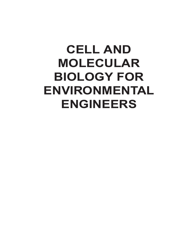 Cell and Molecular Biology For Environmental Engineers | PDF ...
