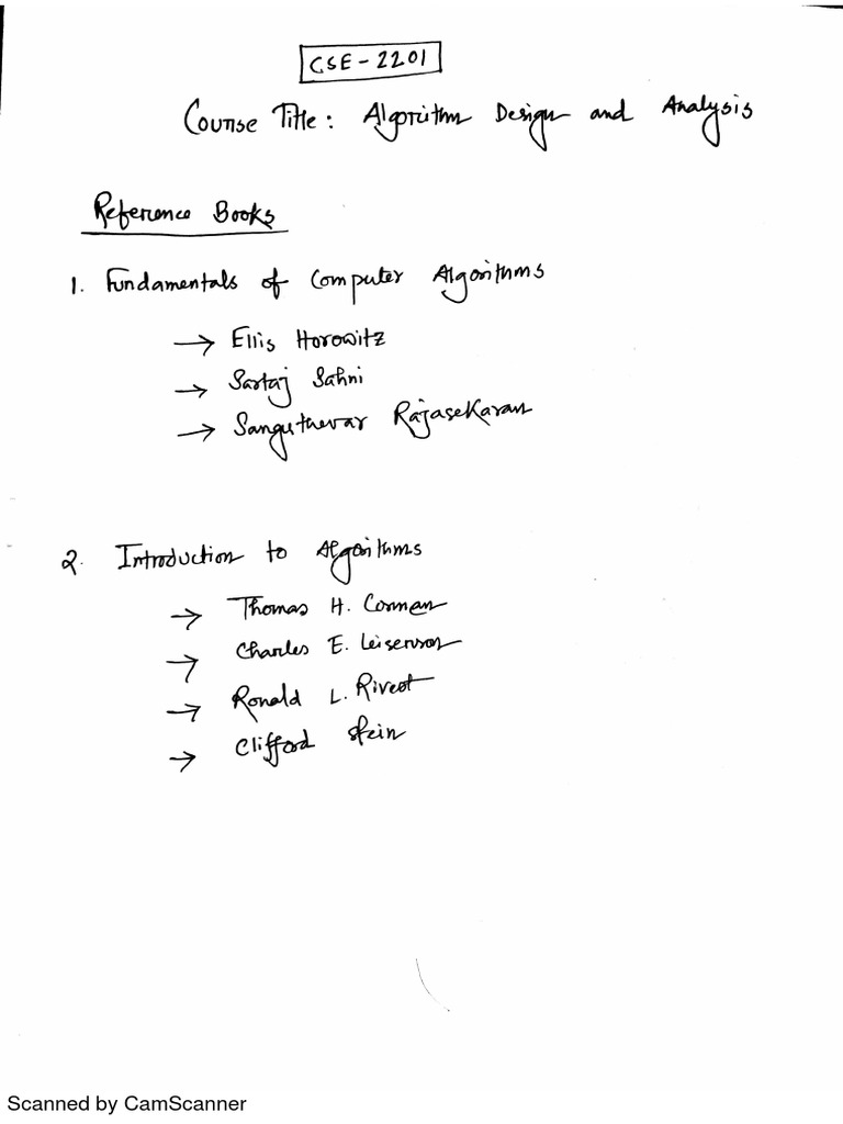 Algorithm Lecture | PDF