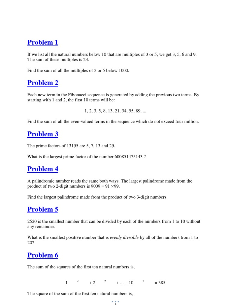 Euler Probs | Download Free PDF | Fraction (Mathematics) | Numbers