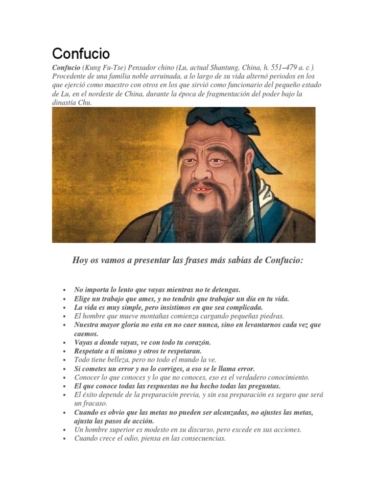 Confucio | PDF