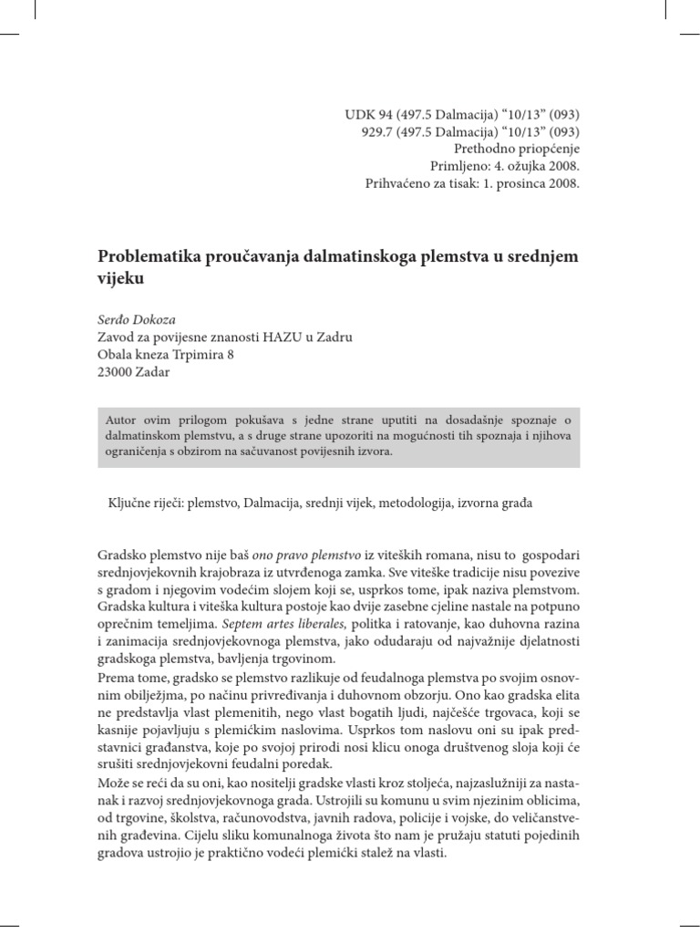 02 Dokoza Plemstvo | PDF