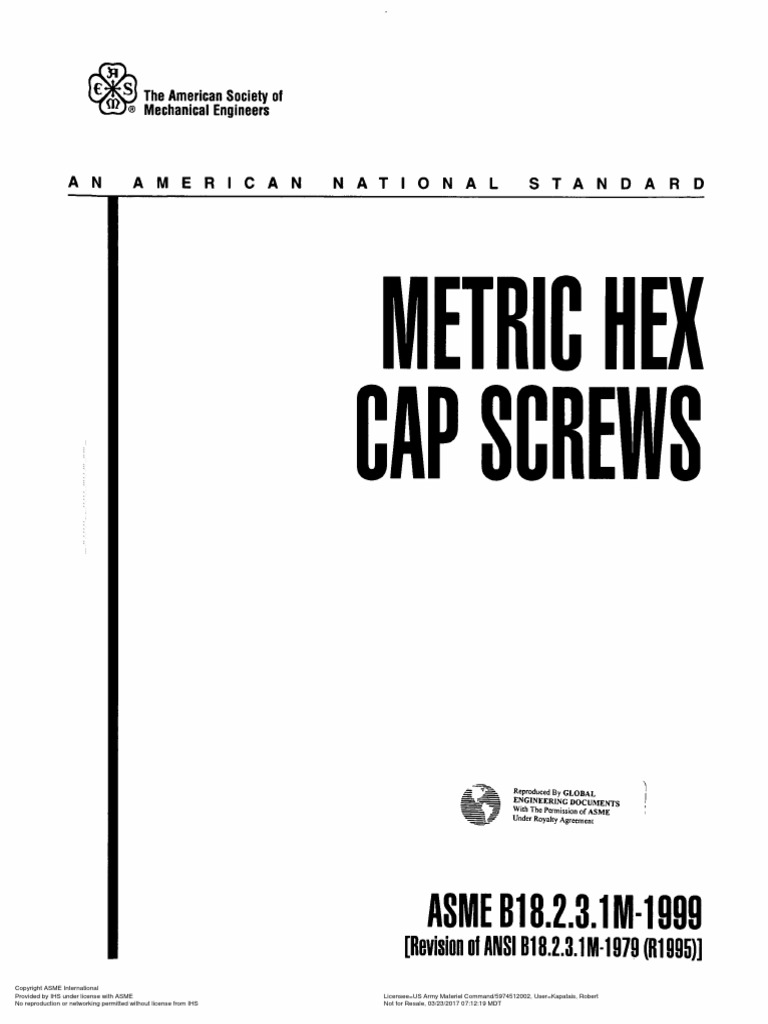 Asme B18.2.3.1 | PDF | Government | Law And Economics