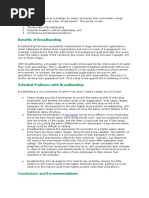 Broadbanding Pay Structure | PDF | Broadband | Employment