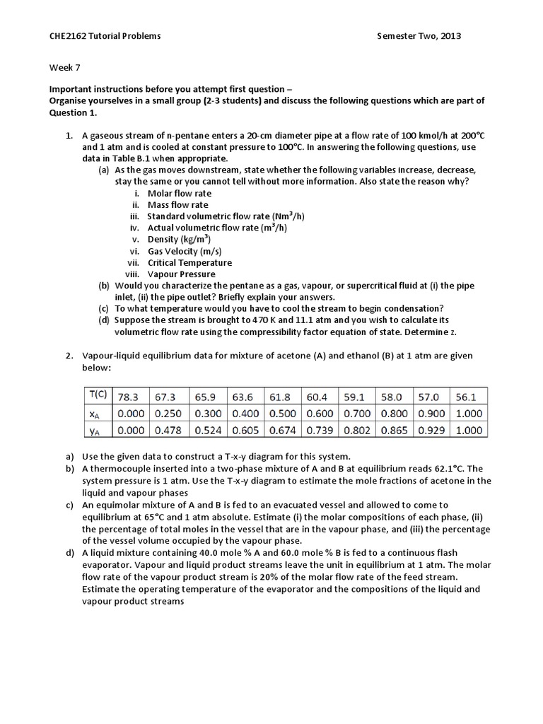 Week 7 Tutorial | PDF | Phase (Matter) | Transparent Materials