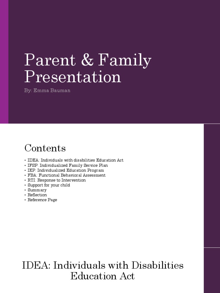Supporting Children with Disabilities | PDF | Individualized Education ...