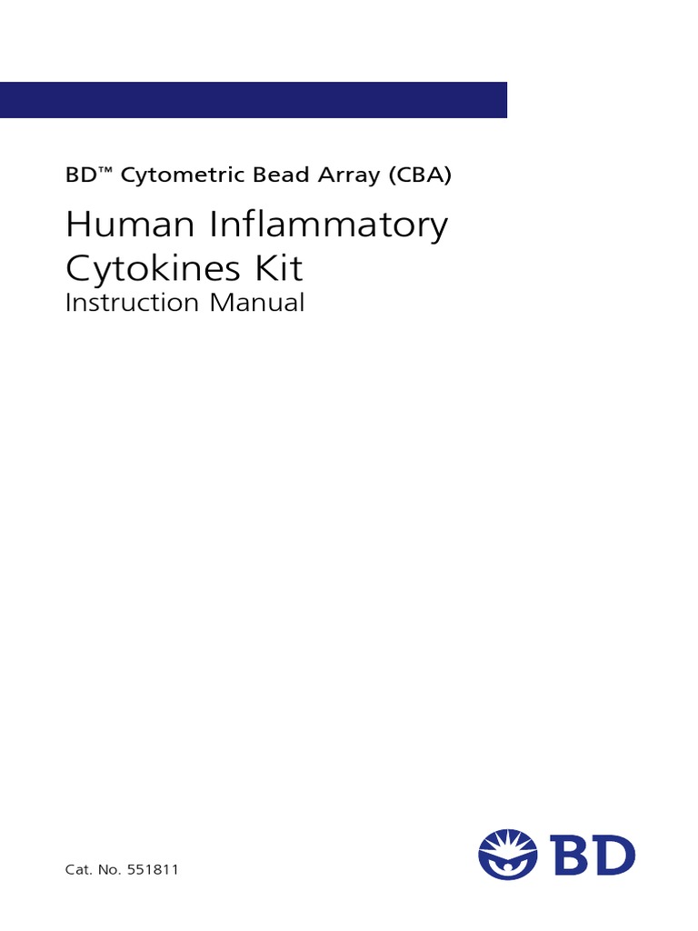 CBA Human Inf Cytokine Manual | PDF | Elisa | Flow Cytometry