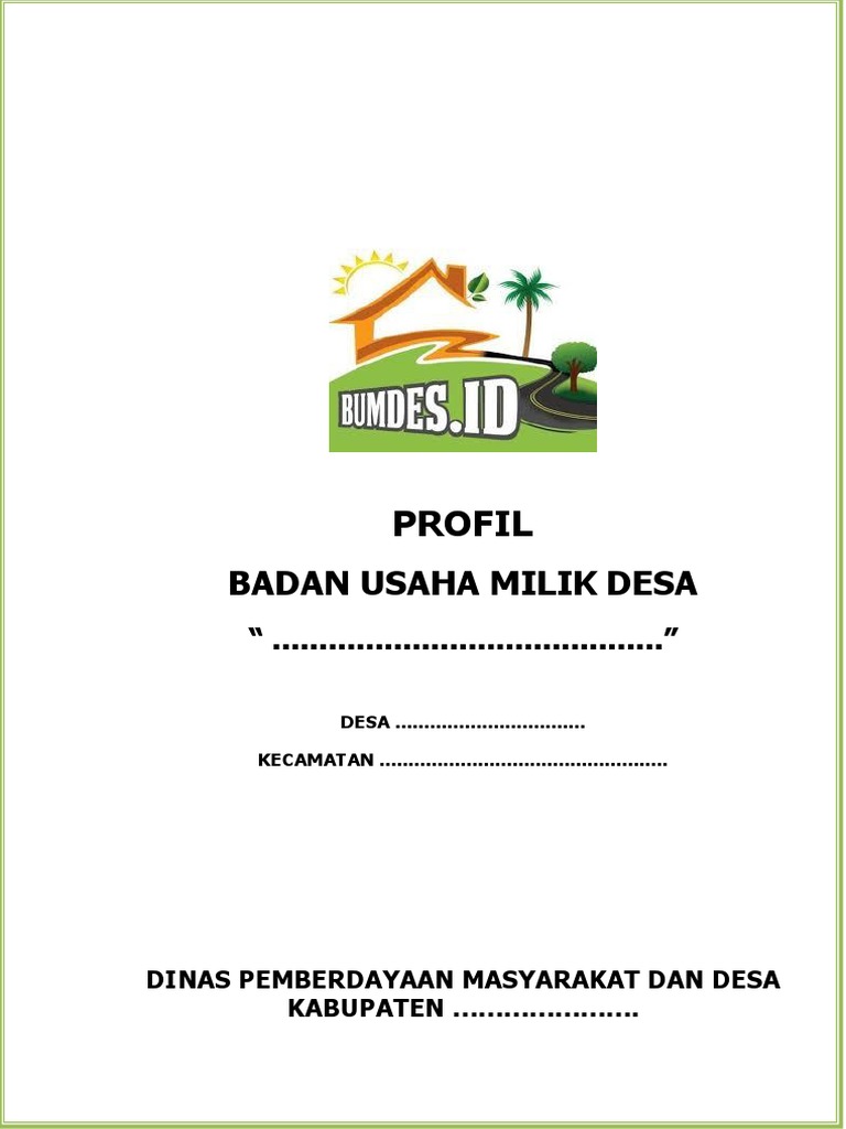 Formulir Isian Profil Bumdes | PDF