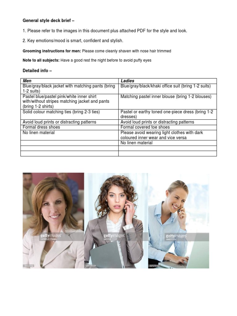 General Style Brief | PDF