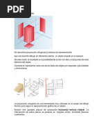 Proyección de Primer Ángulo y Tercer Ángulo | PDF