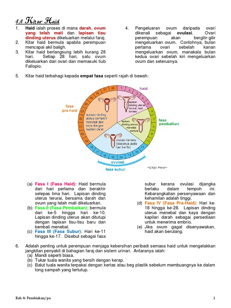 4.4 Kitar Haid PDF | PDF