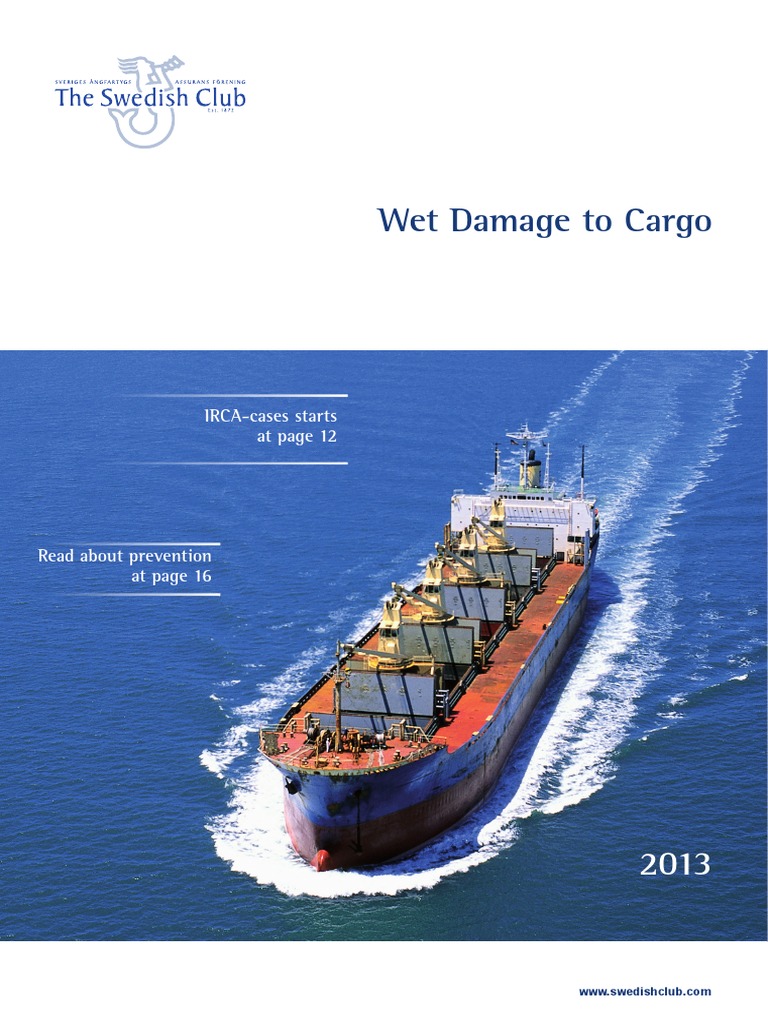 Wet Damage To Cargo | PDF | Leak | Valve