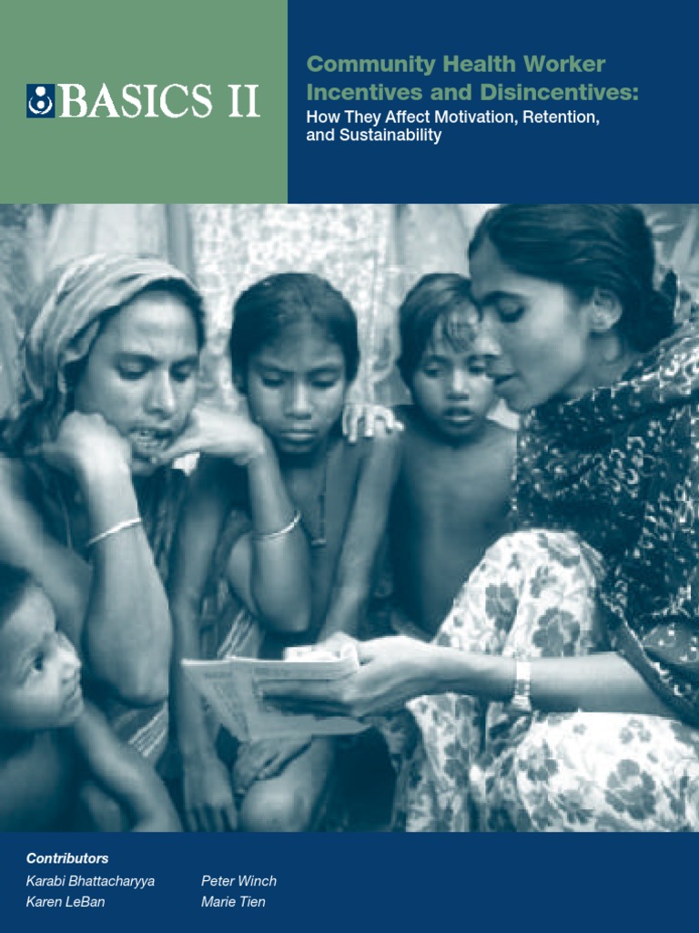 Motivating Community Health Workers: A Framework for Using Monetary ...
