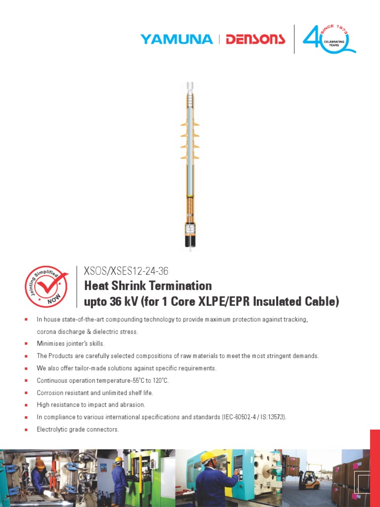 Catalogue (Termination) 1 Core | PDF | Electric Arc | Insulator ...