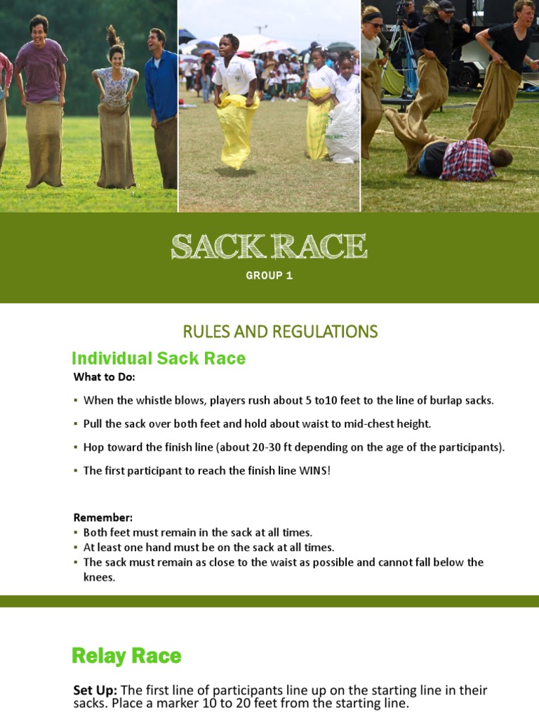 Sack Race Report | PDF