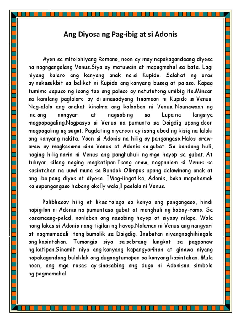 Mga Mitolohiya | PDF