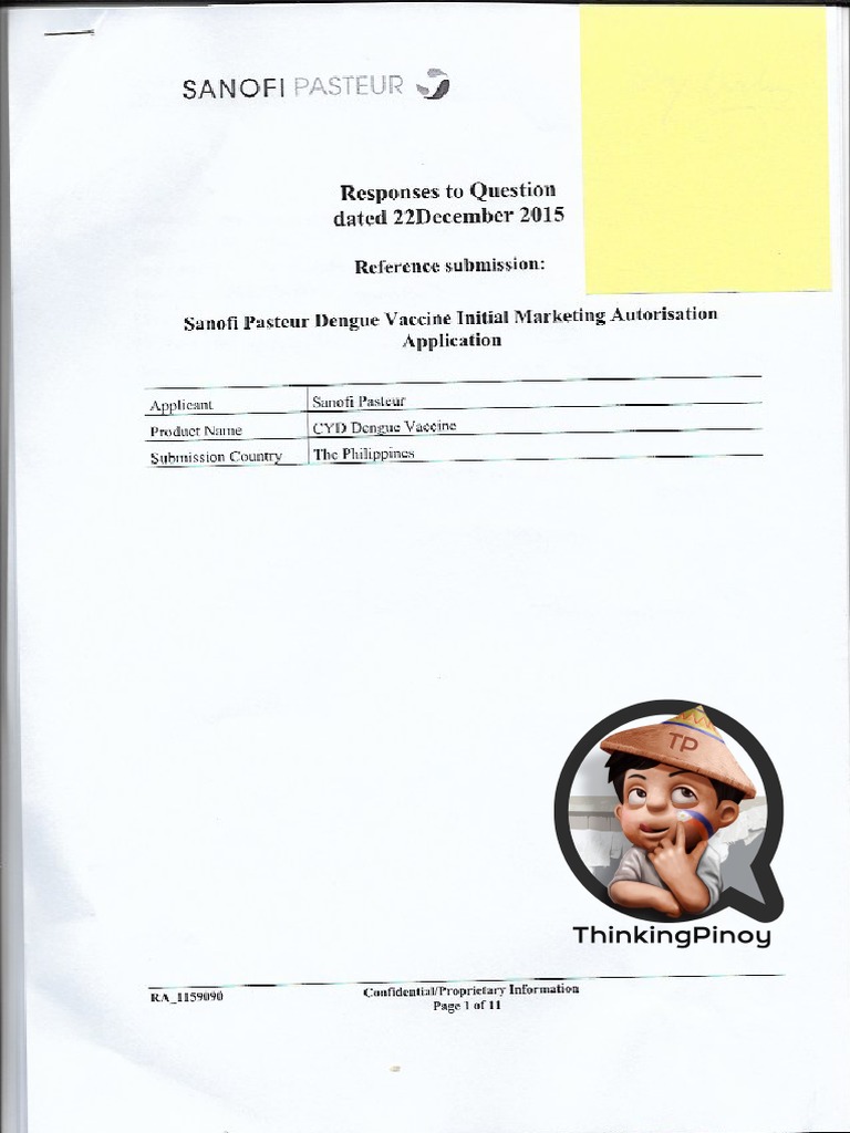 Sanofi Initial PDF | PDF
