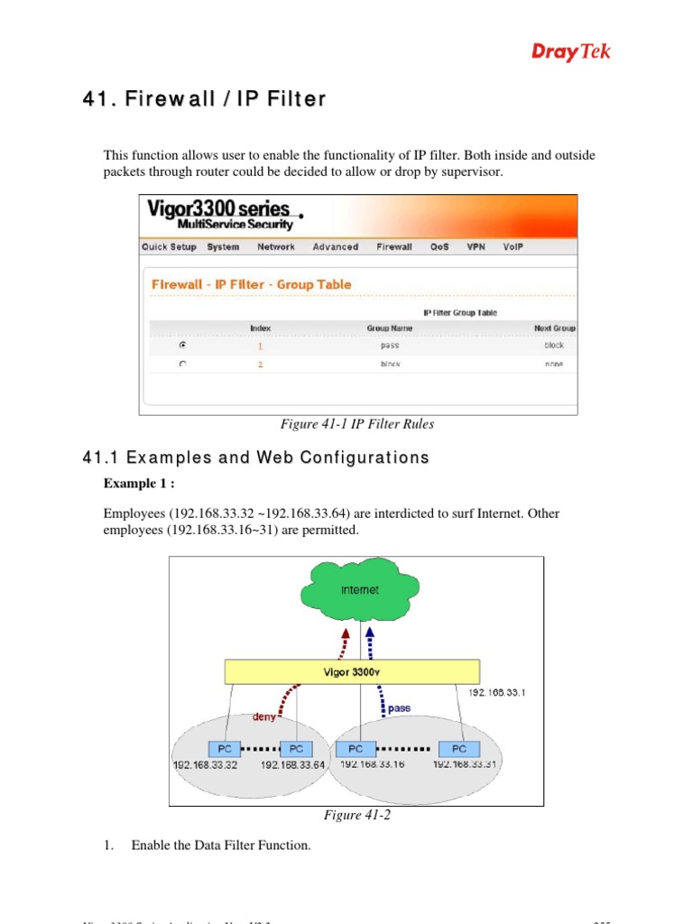 Firewall IP Filter | PDF | Port (Computer Networking) | Firewall ...