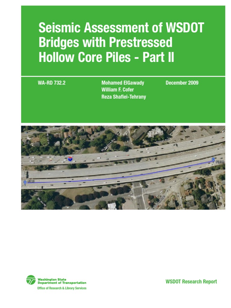 Seismic Assessment of WSDOT Bridges With Prestressed Hollow Core Piles - Part II | PDF ...