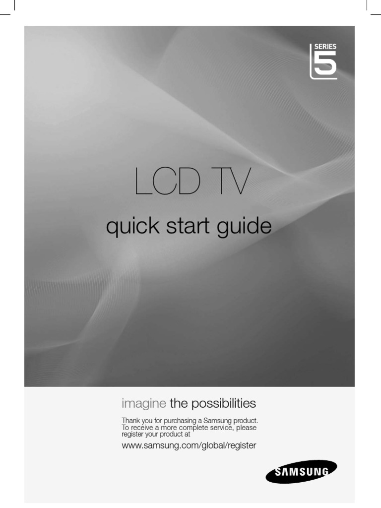 LCD TV: Quick Start Guide | PDF | Hdmi | Set Top Box