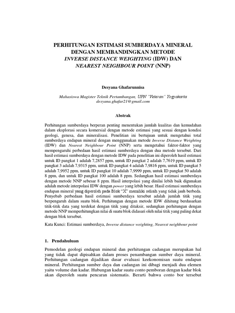 Jurnal NNP Idw | PDF | Metode & Bahan Ajar