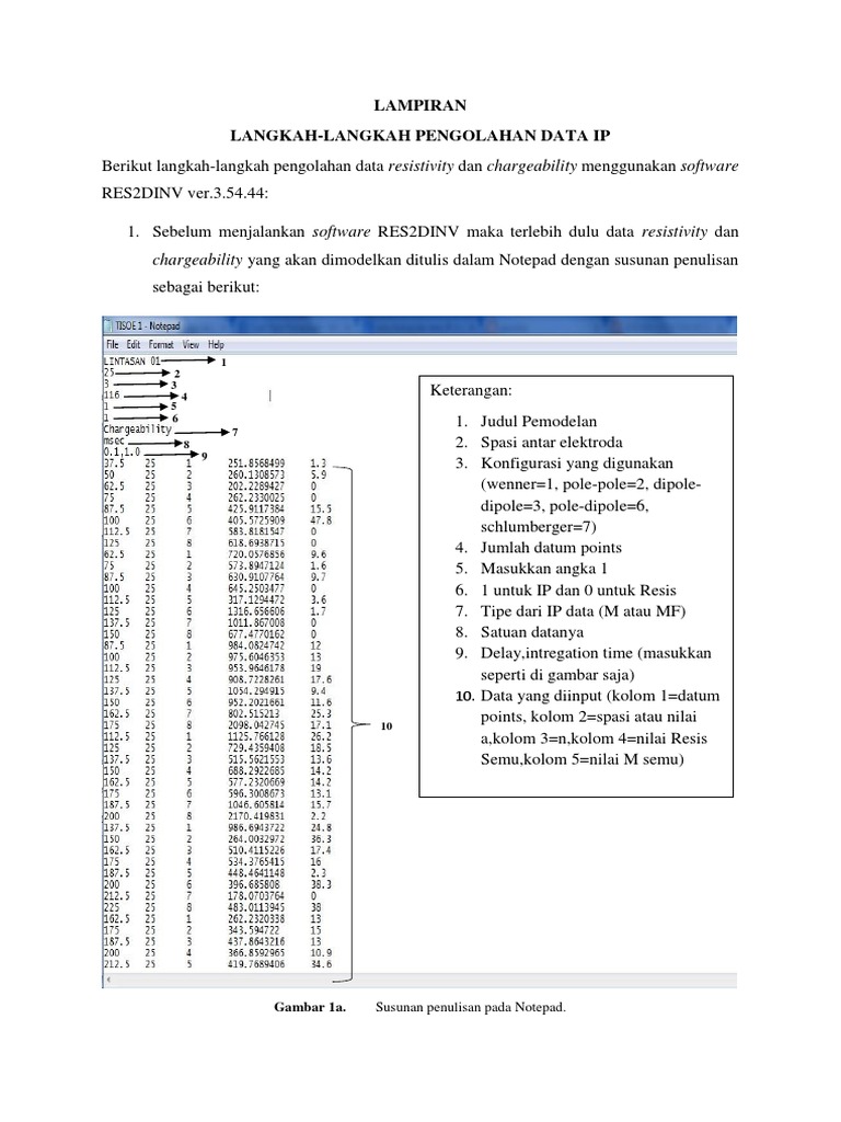 Langkah2 Res2dinv | PDF