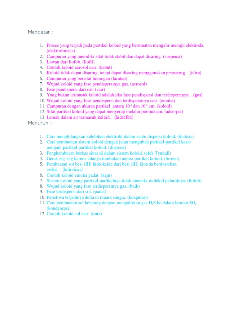 Mendatar | PDF