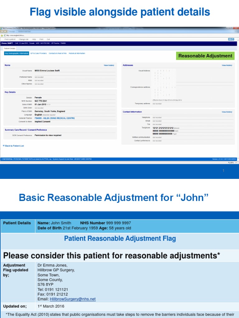 Reasonable Adjustment Flag Screens 2018 | PDF | Disability | Learning ...